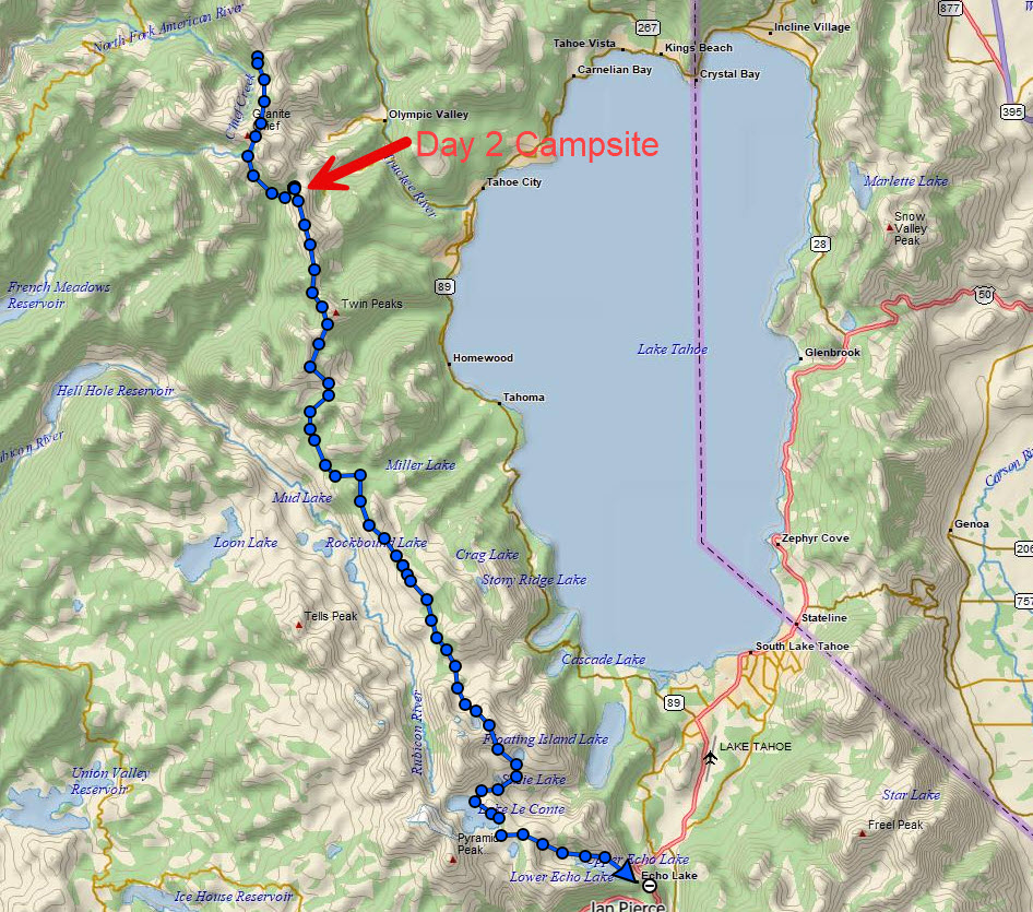 PCT Section K Southbound – Day 2 – Trail Camp to Five Lakes Basin 7/16 ...